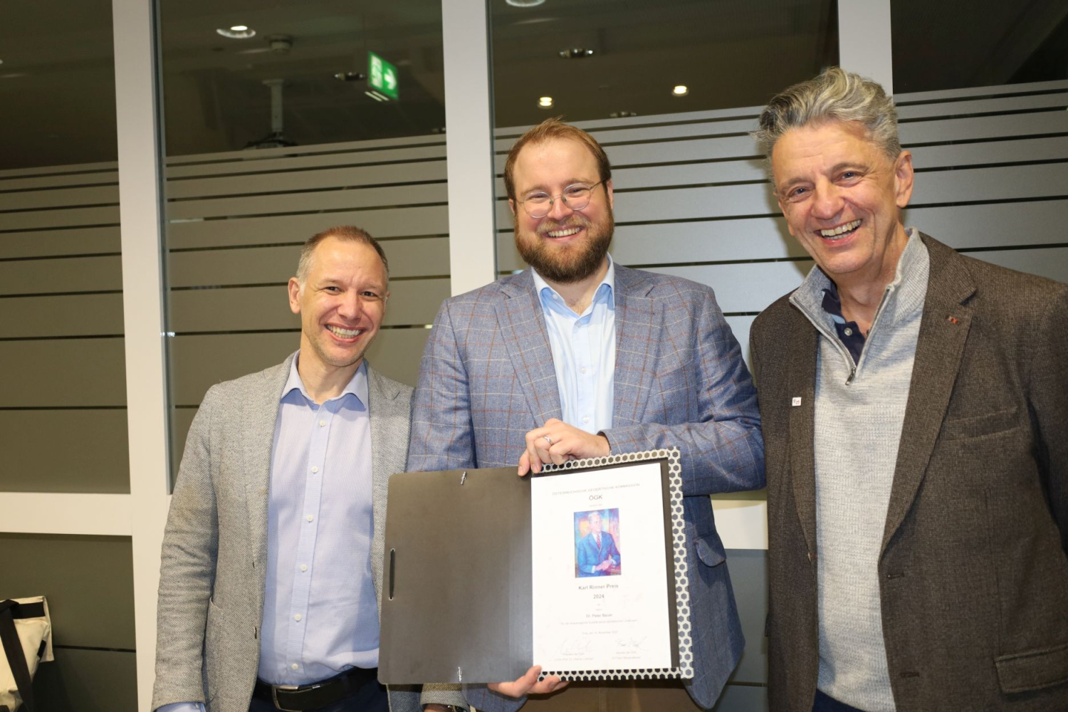Verleihung des Karl Rinner Preises 2024 – oegk-geodesy.at